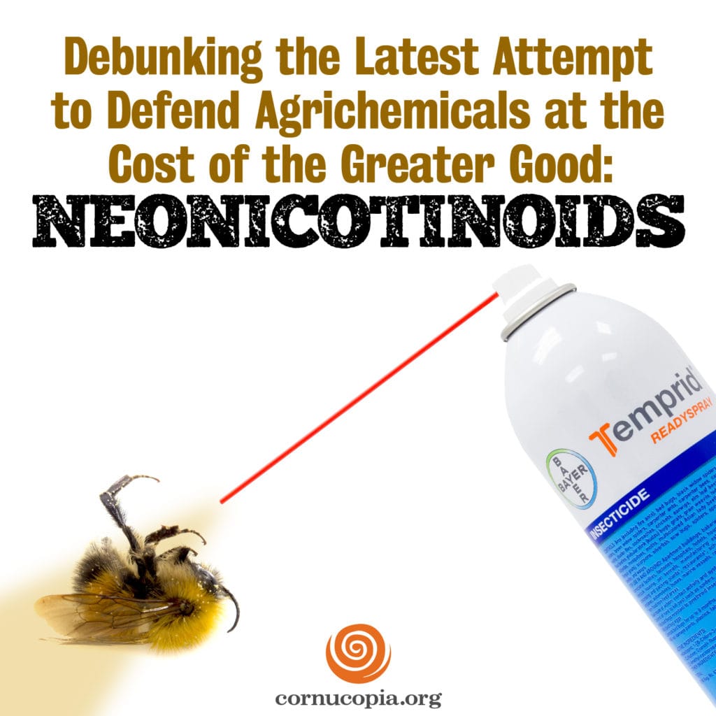 Debunking the Latest Attempt to Defend Agrichemicals at the Cost of the ...