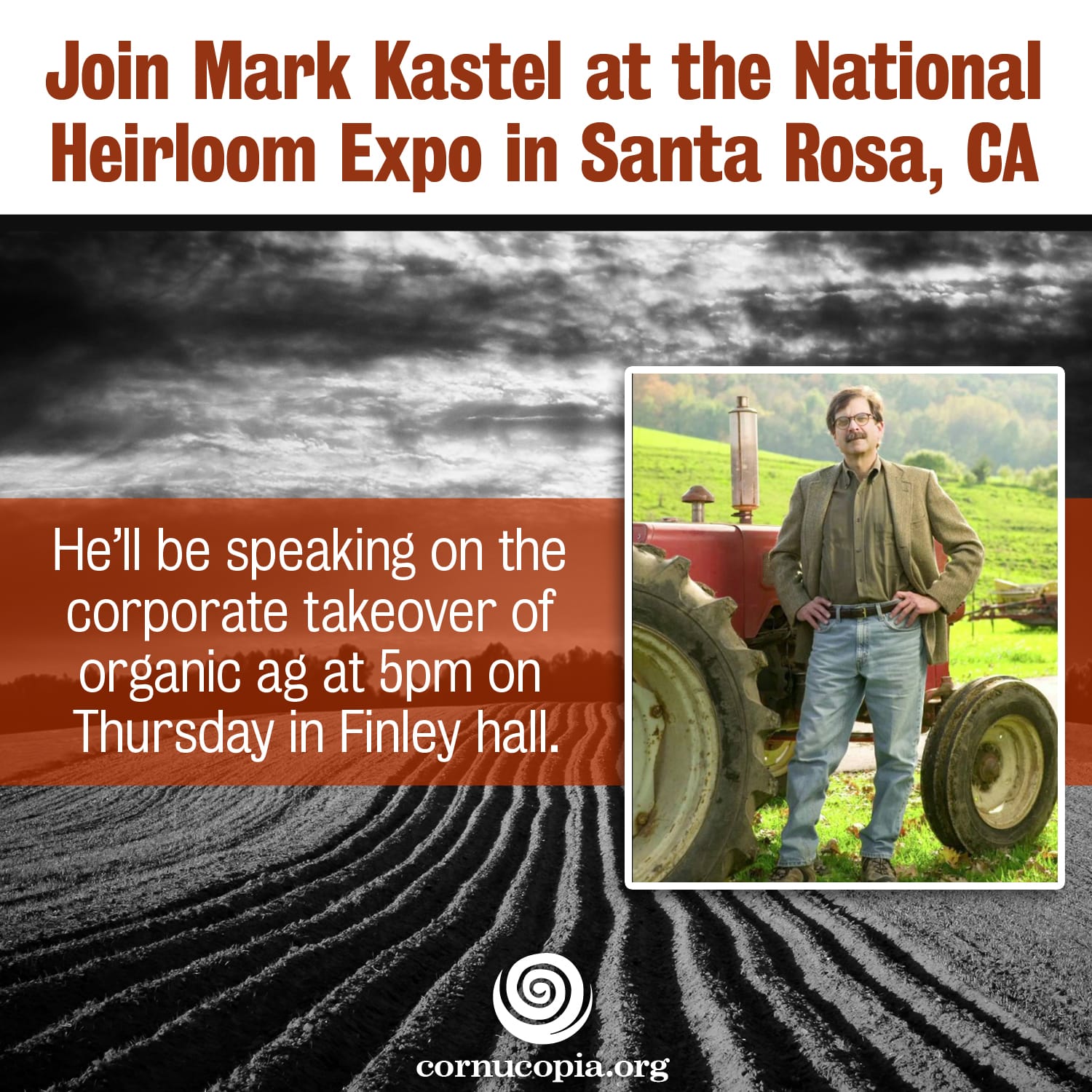 Mark Kastel at The National Heirloom Expo - Cornucopia Institute