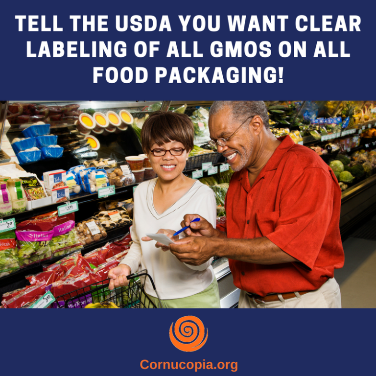 Let the USDA Hear That You Want Full Disclosure with GMO Food Labeling ...