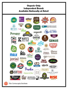 Independent Organic Brands - Cornucopia Institute
