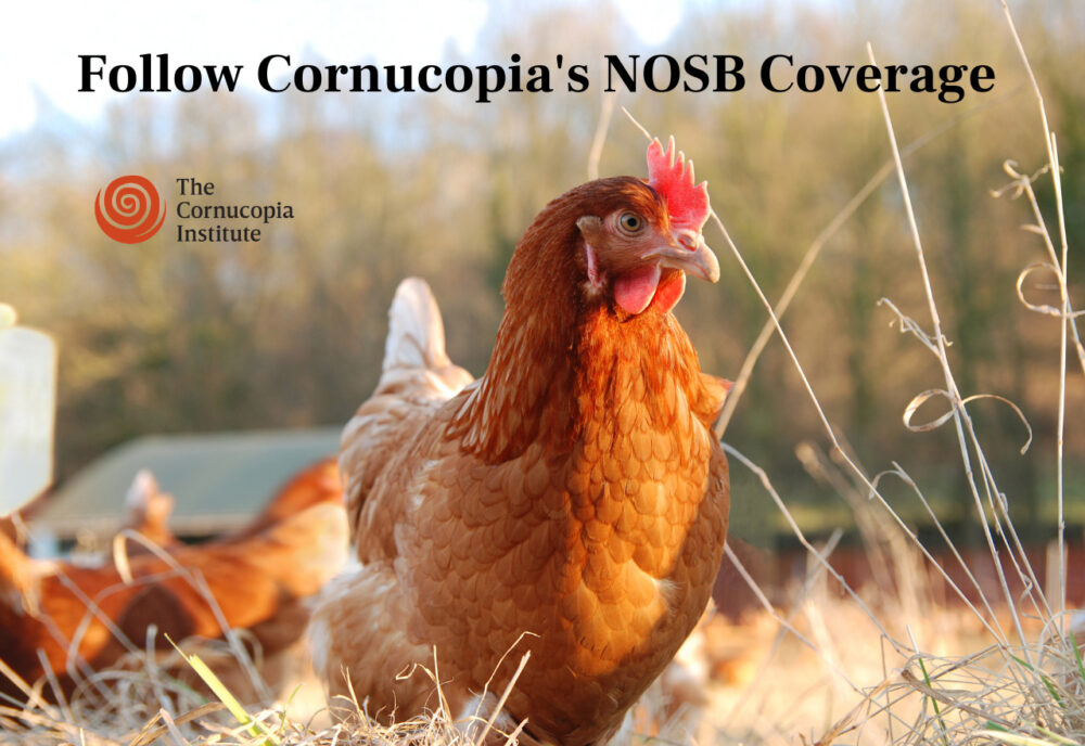 National Organic Standards Board Spring Meeting Recap - Cornucopia ...